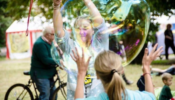 2017 The Global Bubble Parade in Green Point, Cape Town