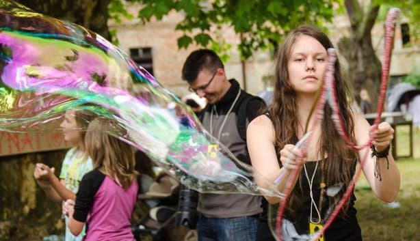 2017 The Global Bubble Parade in Green Point, Cape Town