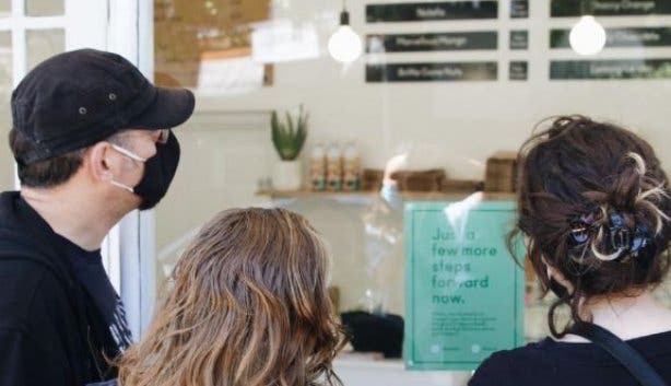 This was the queue at a new vegan ice cream shop when they launched