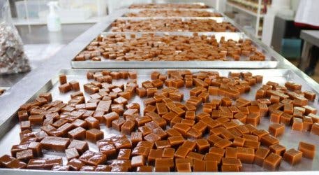 Taste toffees (for free) and see how it’s made at Darling Sweet