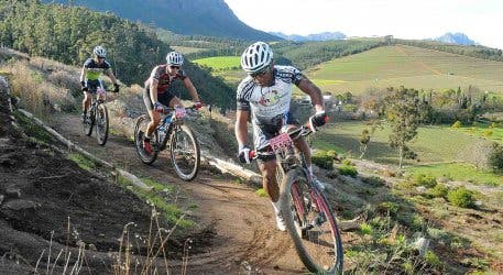 Race to the Finish at the Fairtree Simonsberg MTB Race